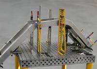 China D28 Splicing 3D Welding Table Long Steel Profiles Mobile Welding Bench Ra1.6 for sale