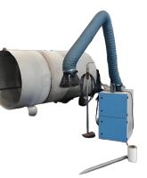China Mobile welding extraction Welding Fume Collector with Flexible Suction Arm Design for sale