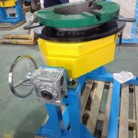 China CNC 600kg Loading Rotary Welding Positioner 365mm Hole Benchtop for sale
