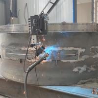 China Magnetic Suction Circular Seam Welding Machine 0 - 1250mm/Min Resistance for sale