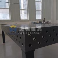 China D16 Steel 3D Welding Table with Anti-Deformation Ribbed Design for sale
