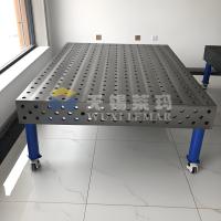 China D16 Steel 3D Welding Table with Anti-Deformation Ribbed Design for sale