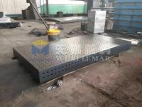 China D16 Steel 3D Welding Table with Anti-Deformation Ribbed Design for sale