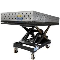 China Synchronous Precision 3D Welding Table Hydraulic Lifting Mechanism for sale