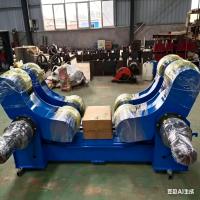 China 10 Ton Load Capacity VFD Speed Control Self-Adjusting Welding Rotator for Heavy-Duty Vessel Welding for sale