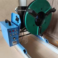 China 50kg Load Capacity Rotary Welding Positioner with Carbon Steel Body and Anti-Slip Chuck for Circular Seam Welding for sale