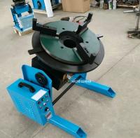 China 50kg Load Capacity Rotary Welding Positioner with Carbon Steel Body and Anti-Slip Chuck for Circular Seam Welding for sale