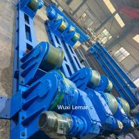 China 100 Ton Load Capacity Self-Centering Welding Rotator with High Wear-Resistant PU Rollers for Industrial Pipe and Tank Fabrication for sale