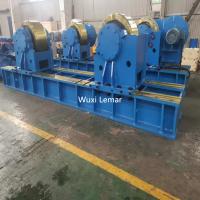 China 100 Ton Load Capacity Self-Centering Welding Rotator with High Wear-Resistant PU Rollers for Industrial Pipe and Tank Fabrication for sale