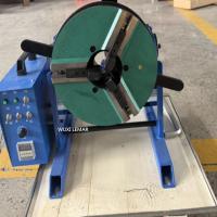 China 30kg Load Capacity Welding Positioner with 0-90 Degree Tilting and 2-20rpm Rotate Speed for Small Pipe Flange Welding for sale
