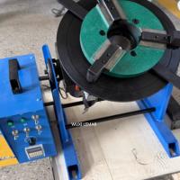 China 30kg Load Capacity Welding Positioner with 0-90 Degree Tilting and 2-20rpm Rotate Speed for Small Pipe Flange Welding for sale