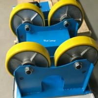 China 1 Ton Load Capacity Pipe Welding Rotator with VFD Speed Control and PU Roller Design for sale