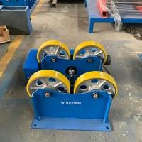 China 1 Ton Load Capacity Pipe Welding Rotator with VFD Speed Control and PU Roller Design for sale