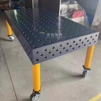 China Industrial D28 3D Welding Table Reinforced Cross Ribs for sale