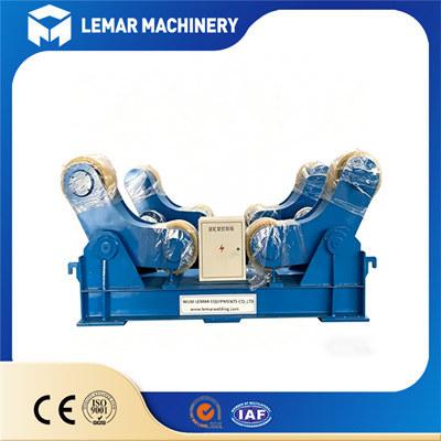 China 10 Ton Load Capacity VFD Speed Control Self-Adjusting Welding Rotator for Heavy-Duty Vessel Welding for sale