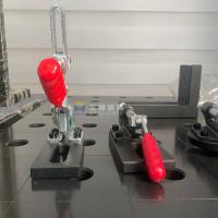 China Disc horizontal quick clamp, square disc vertical quick clamp for sale