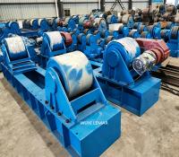 China 800Ton High Load Welding Roller Stand with Self-Adjusting 42CrMo Forged Steel Wheels for Large Cylinder Welding for sale