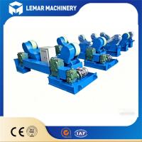 China Anti-slip PU Wheel 40 Ton Welding Roller Frame Pressure Vessel Use for sale