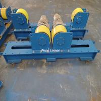 China 10Ton Manual Adjustable Welding Turning Roller Variable Frequency for Pressure Vessel Circumferential Welding for sale