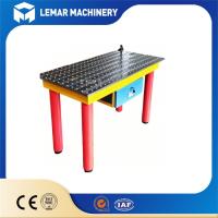 China Heavy duty flat 2D welding table with modular fixture holes for sale