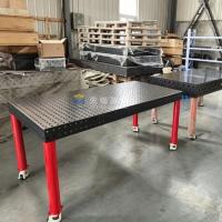 China Nitrided D16 3D Flexible Welding Table Made of Steel and Cast Iron for sale