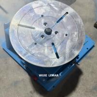 China 10kg Rotary Welding Positioner Adjustable Speed Welding Turntable for sale