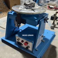 China 10kg Rotary Welding Positioner Adjustable Speed Welding Turntable for sale