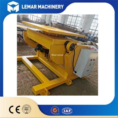 China 10 Ton Welding Positioner 360° Rotary 0-90° Tilting Heavy Duty Welding Turntable for sale