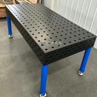 China Precise Drilled D28 3D Grid Modular Steel Welding Work Table for sale