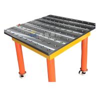 China Standard 100mm Pitch D28 2D Industrial Welding Table For Metal Workers for sale