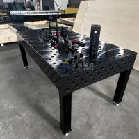China 100x100 Standard Grid D28 Construction Machinery Welding Table for sale