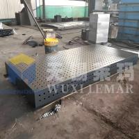 China 100x100 Standard Grid D28 Construction Machinery Welding Table for sale