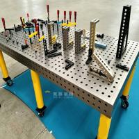 China Precision Machined Five-Face D16 Welding Table With Clear Position Mark Lines for sale