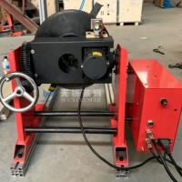 China 300kg Mini Welding Positioner Small Rotary Tilt Table for Pipe Sanitary Fitting Welding for sale