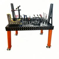 China 50mm Standard Grid D16 3D Welding Table CNC Ultra Flat Machined Surface for sale