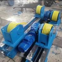 China Light Duty 5T Adjustable Welding Rotator With Polyurethane Rollers for sale