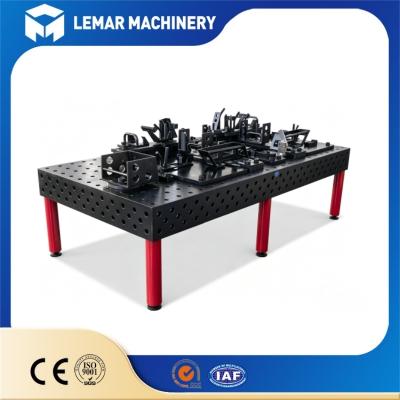 China 3D Steel D28 Welding Table Delivers Stable Heavy Industrial Fabrication Support for sale