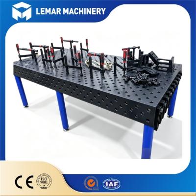 China Steel D28 Welding Work Table Adjustable Leg Stable Workshop Welding Platform for sale
