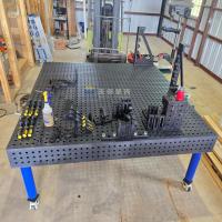 China D16 Precision Modular Welding Table for Automotive Part Fabrication and Assembly for sale