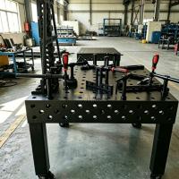 China D28 Series Welding Fixture Table with 28mm Standard Hole Grid Layout for sale