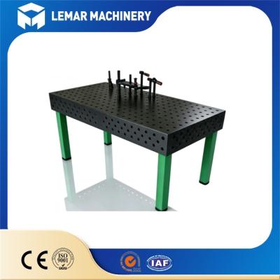 China Cast Iron D28 3D Welding Table with Standard 28mm Hole Grid System for sale