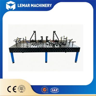 China D28 Heavy Dduty Welding Table with Built-in Clamping Grid and Angle Guides for sale