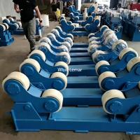 China 10 Ton Self-Aligning Welding Rotator for Mixed Tank Fabrication for sale