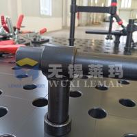China Modular D28 Welding Table with Fixtures and Quick Clamps for sale