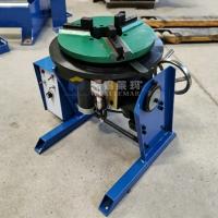 China 300kg Automatic Welding Positioner, Chuck Rotary Welding Turning Table for Pipe Tank Welding for sale