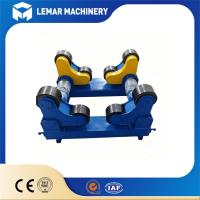 China 20Ton Self-Aligning Welding Rotator Heavy Load PU Roller VFD Turning Rolls for Tank Vessel Welding for sale
