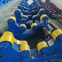 China 20Ton Self-Aligning Welding Rotator Heavy Load PU Roller VFD Turning Rolls for Tank Vessel Welding for sale