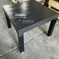 China 1000x1000mm D16 welding table with 5 axis machined surfaces for sale