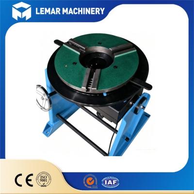 China 30kg Welding Positioner Small Rotary Welding Turntable for Pipe & Flange Circumferential Welding for sale