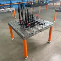 China Industrial D16 welding table with 1200x1000mm table top and 150mm height for sale